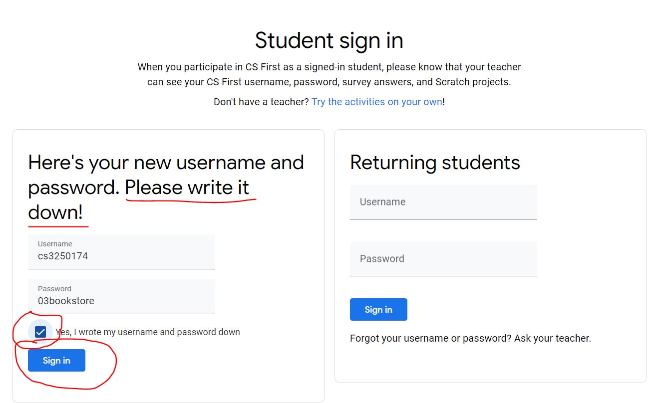 CS First Activities – MatterMasters